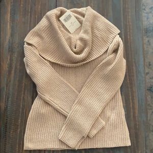 Boston Proper | Sweaters | Boston Proper Lurex Cowl Sweater | Poshmark